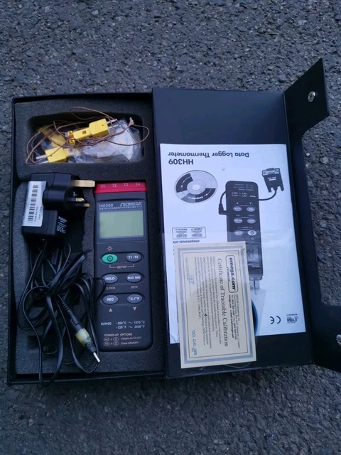 OMEGA HH309 / 309A Datalogger Thermometer 4 channel £187.92 - PicClick UK