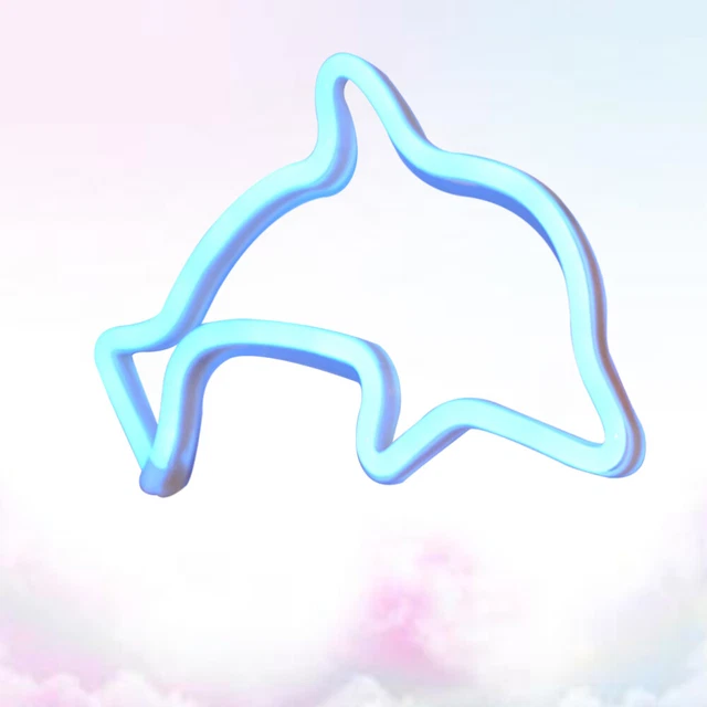 NIGHT LAMP CUTE Dolphin Neon Light Marquee Sign Home Decor Funny £14.55 ...