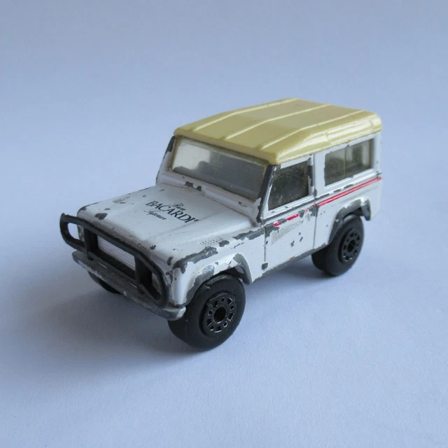 VINTAGE MATCHBOX BACARDI Land Rover Ninety 90 Diecast Car 1:62 1987 ...