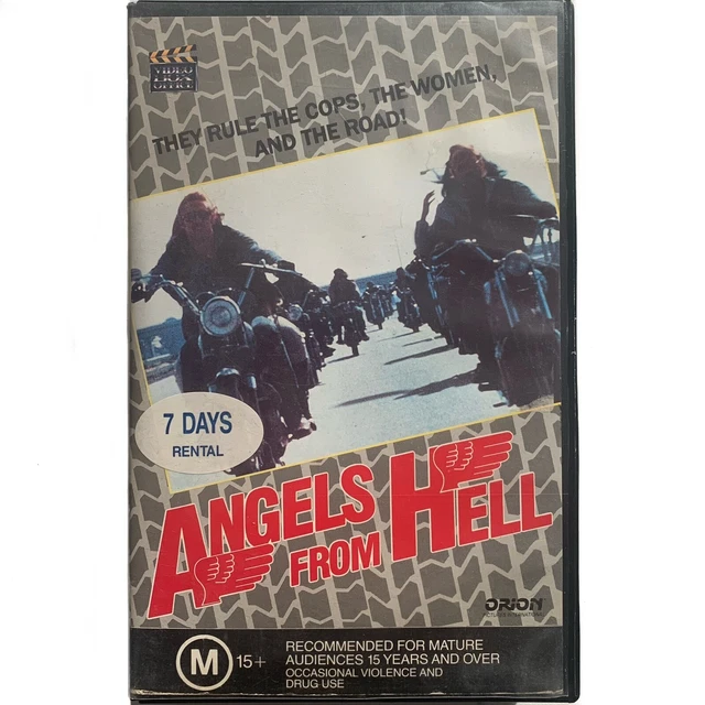 ANGELS FROM HELL VHS Video Tape Tom Stern Motorcycle Gang Film 1968 Ex Rental $19.95 - PicClick AU