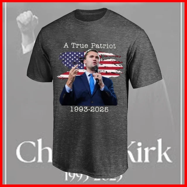 HOT CHARLIE KIRK Turning Point USA, Charlie Kirk Tribute 2025 T-Shirt £ ...