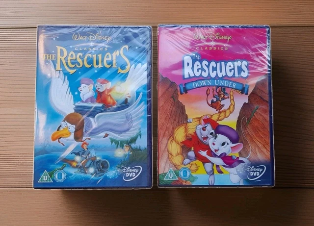 THE RESCUERS / Rescuers Down Under DVD - Walt Disney Animated Adventure ...