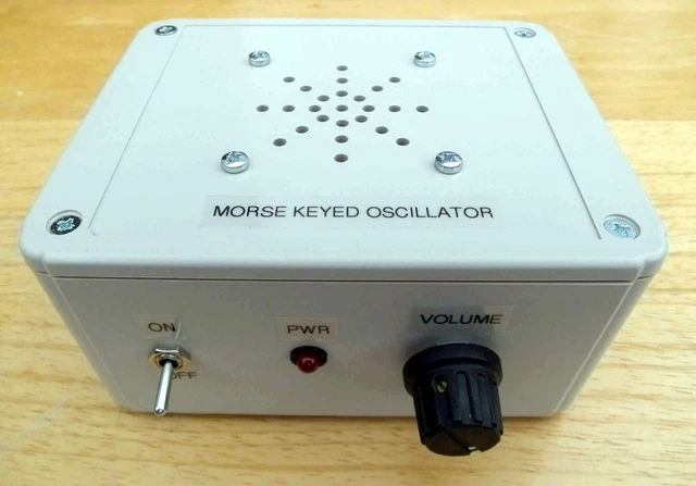 Morse Code Oscillator For Straight Keys Ready Built Made In Dorset