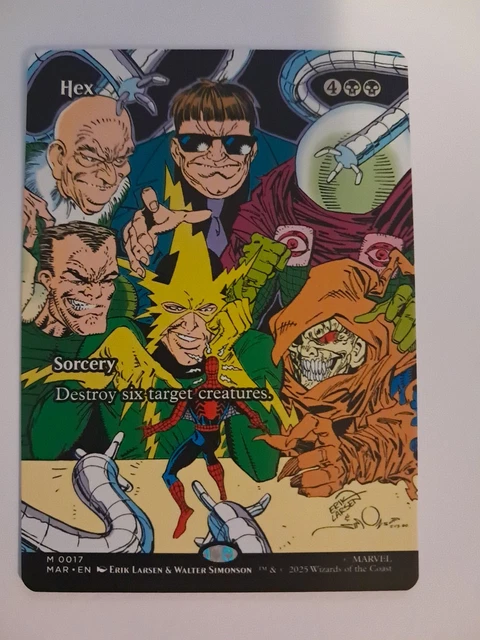 HEX - 0017 - M - Borderless -FOIL Marvel's Spider-Man - MTG - NM/M ...