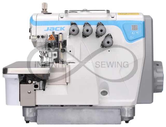 JACK E4 4 Thread Overlock/Overlocking Direct Drive Industrial Sewing Machine £749.00 - PicClick UK