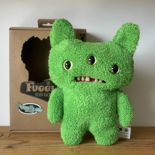 FUGGLER - REEK-O - FuggGlow Green Fuzz- 9’ Plush - Rare HTF - Boxed £18 ...