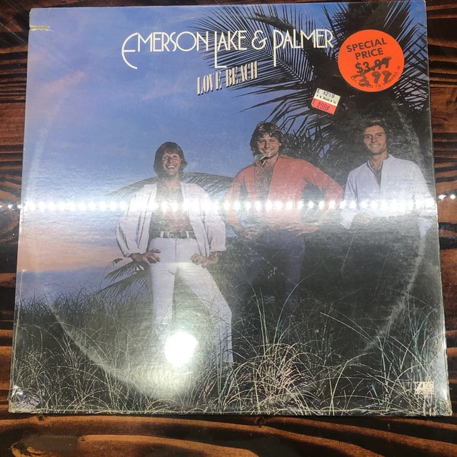EMERSON, LAKE & PALMER .. LOVE BEACH .. ATLANTIC LP 1978 Sealed £65.70 ...