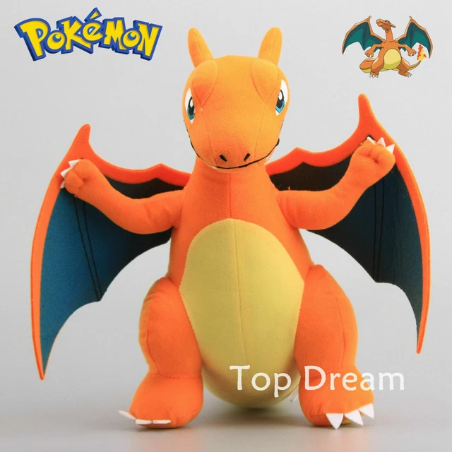 RARE CHARIZARD POKEMON Figure Animal Plush Toy 13'' Soft Teddy Stuffed ...