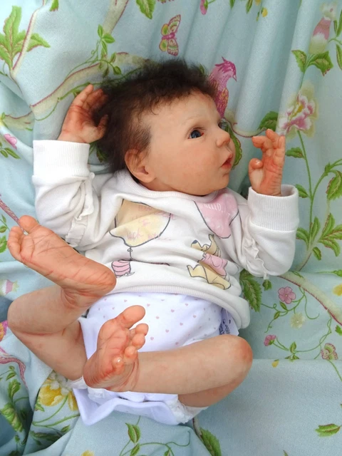 REBORN BABY GIRL Mayven 19" 5lb7oz JosyNN Viviane Aleluia Josy Newborn ...