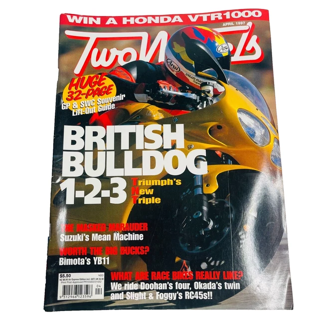 TWO WHEELS MAGAZINE April 1997 - Vintage Motorbike Magazine $24.00 ...