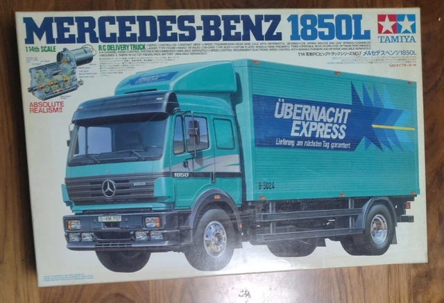 TAMIYA 1/14 MERCEDES-BENZ 1850L Panel Van Truck RC Model 56307 £651.66 ...