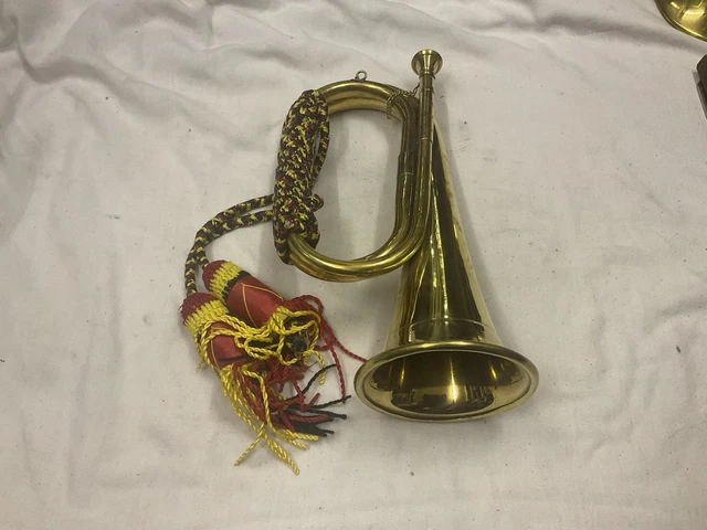 ROYAL ARTILLERY MILITARY Uper Bugle with Mouthpiece £51.66 - PicClick UK