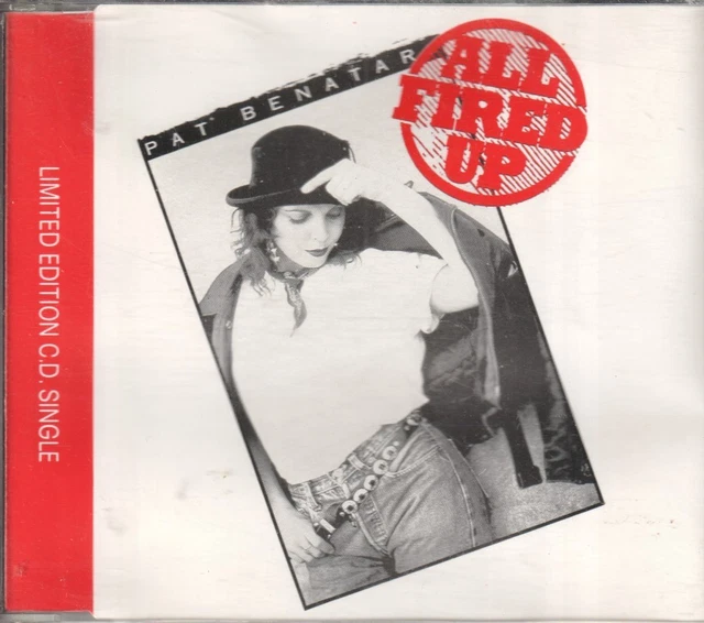 PAT BENATAR ALL Fired Up CD UK Chrysalis 1988 limited edition 3 track ...