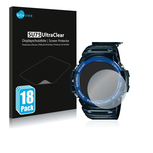 18X FILM PROTECTION Ecran pour Casio G-Shock GN-1000B Film Protecteur ...