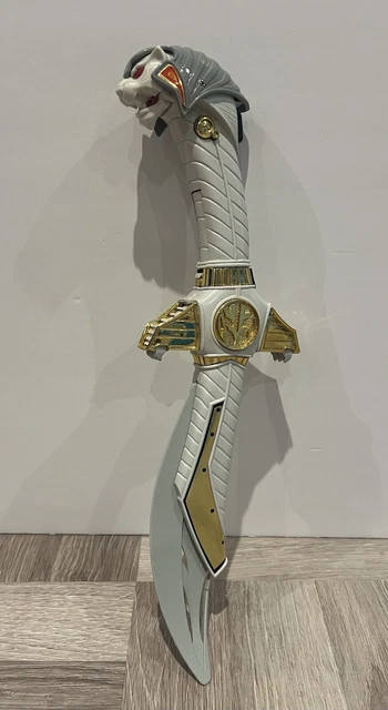 MIGHTY MORPHIN POWER Rangers Saba White Ranger Sword Weapon - Original ...