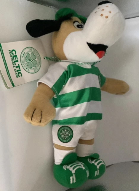 CELTIC FOOTBALL CLUB Mascot Hoopy the Hound 10" Small Plush Toy NWT ...