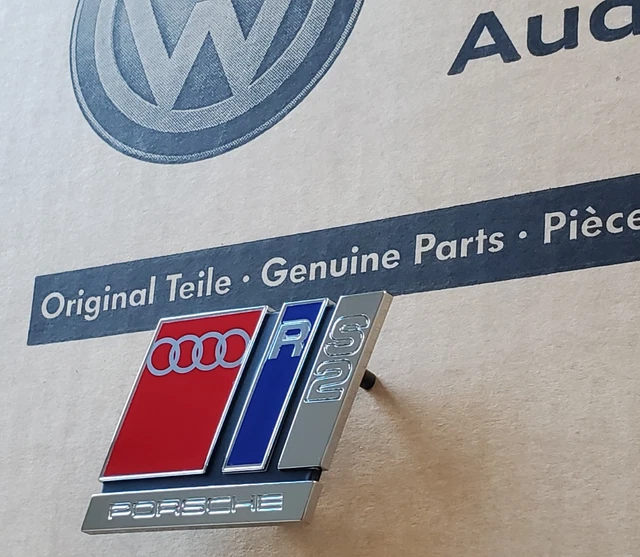 ORIGINAL AUDI RS2 logo clip front lettering emblem badge radiator ...