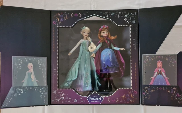 DISNEY FROZEN ANNA & Elsa Collectors Doll Set Ltd Edition by Brittney ...