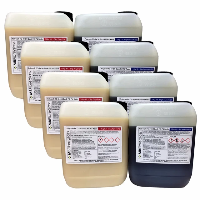 POLYCRAFT FC7450 BACK-FILL Polyurethane Liquid Plastic Casting Resin ...