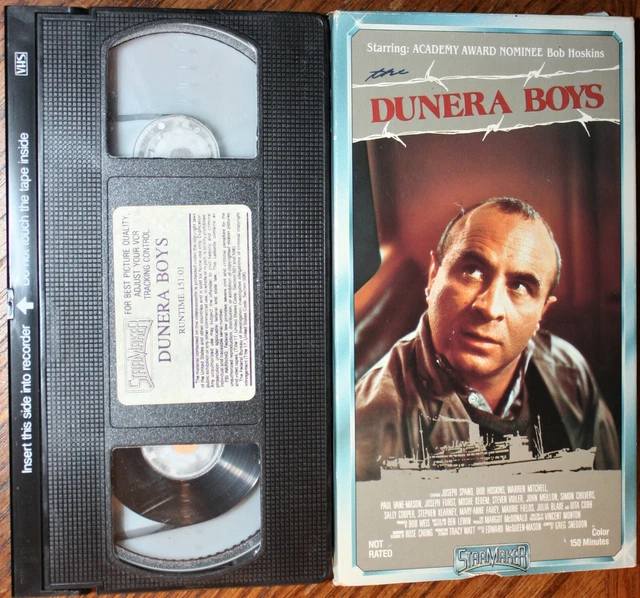 DUNERA BOYS (VHS) Joseph Spano, Bob Hoskins, Warren Mitchell. très bon ...