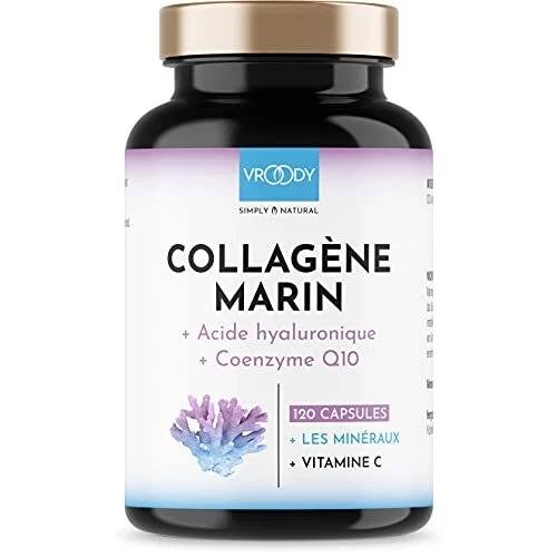 PREMIUM COLLAGÈNE MARIN Complex 1000mg hautement dosé + Acide ...