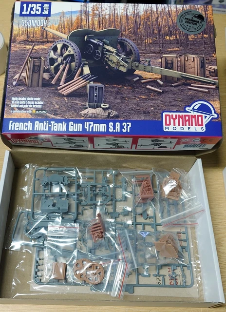 ANTI-TANK GUN 47MM SA37 Type 1 in 1/35 von Dynamo Premium EUR 50,00 ...