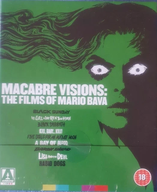 MACABRE VISIONS FILMS of Mario Bava Blu-Ray Limited Edition - Region B ...