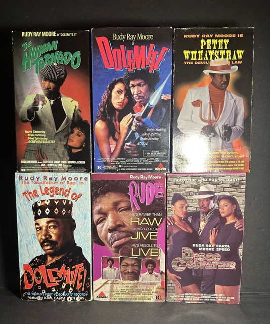 THE RUDY RAY Moore Dolemite Collection (1996, VHS) 6 Tapes Box Set £28. ...