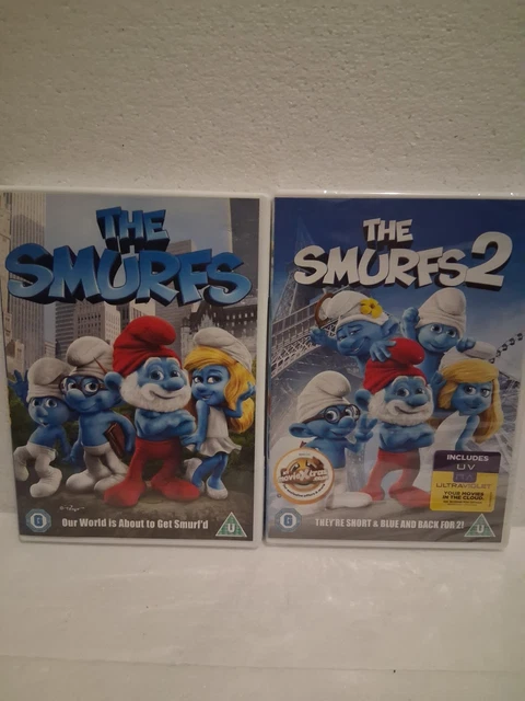 SMURFS / SMURFS 2 Dvd (2-Disc Set) Family Comedy £2.14 - PicClick UK