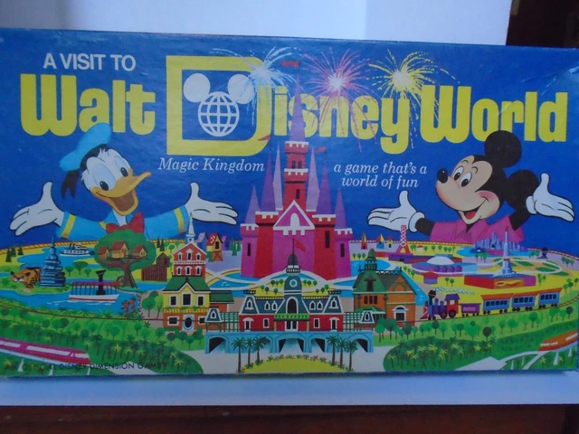 VINTAGE WALT DISNEY World Magic Kingdom board game 1972-Walt Disney ...