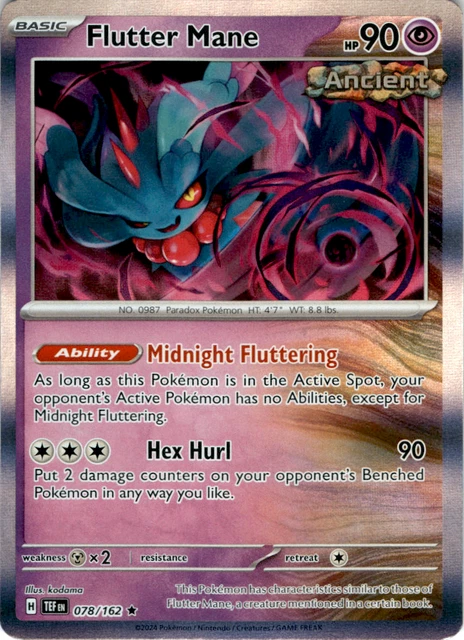 FLUTTER MANE 2024 Pokemon Temporal Forces Holo 078/162 EUR 0,61 ...