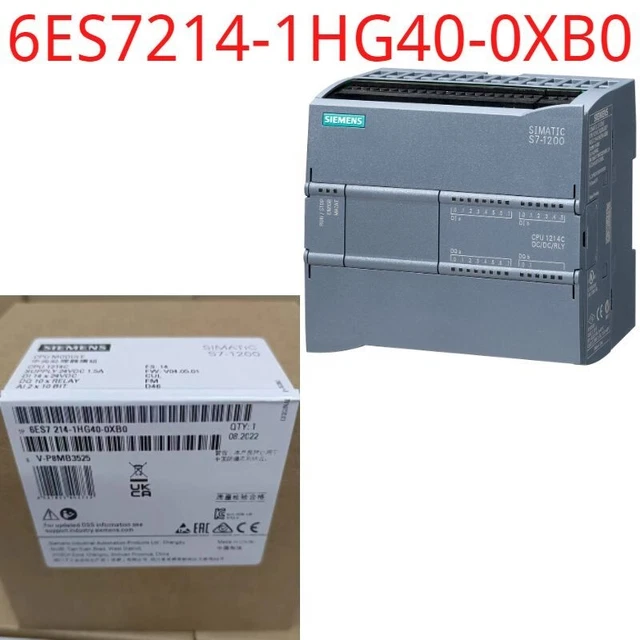 NEW 6ES7214-1BG40-0XB0 SIMATIC S7-1200 CPU 1214C compact CPU AC/DC ...