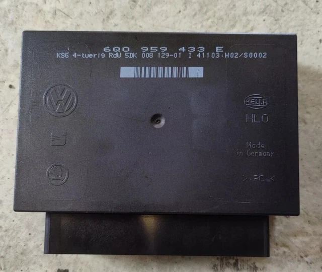 BOITIER MODULE CONFORT Volkswagen Seat Skoda 6Q0959433E 6Q0 959 433 E ...