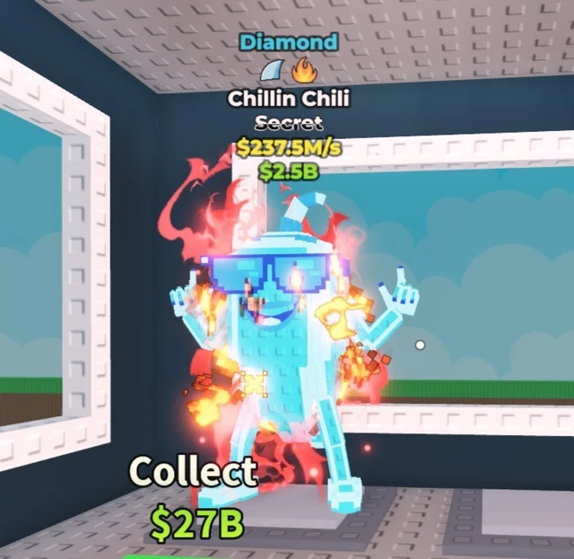 237.5M CHILLIN CHILI. Steal A Brainrot. Limited Brainrot. Super Rare. £ ...