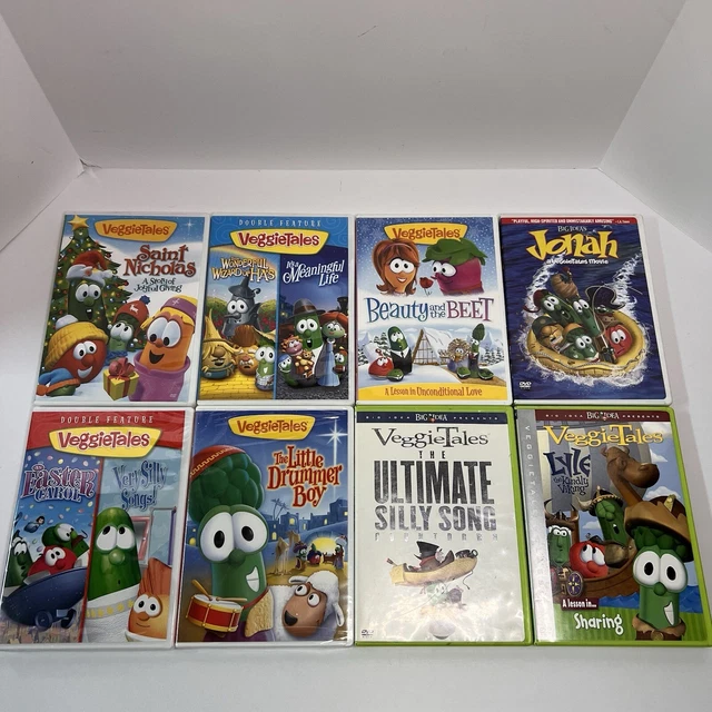 COLLECTION OF 10 Veggie Tales DVD Movies VeggieTales Lot Bundle £18.25 ...