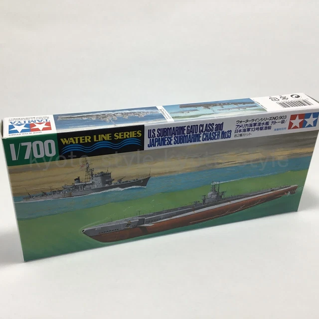 TAMIYA NO.903 1/700 Water Line US Marine sous-Marin Gato-Class Japon ...