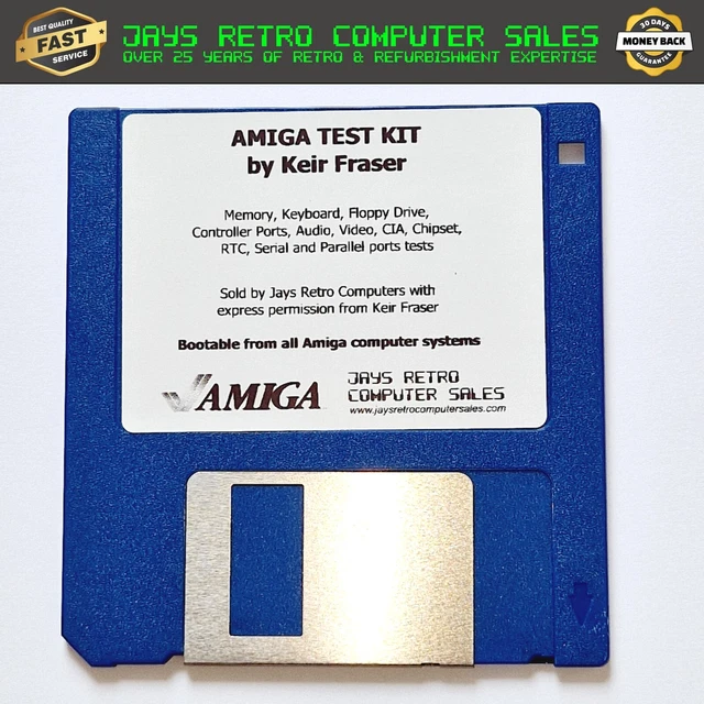 Amiga Test Kit V121 Commodore System Configuration Testing Software