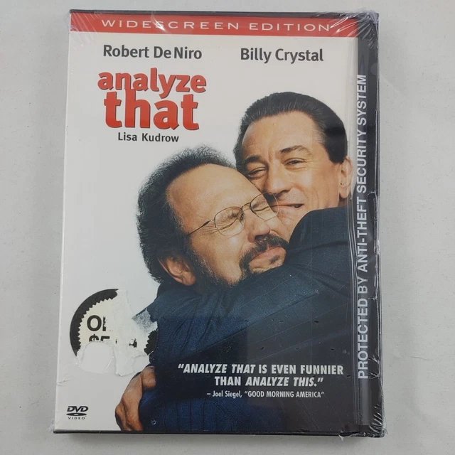 ANALYZE THAT DVD, 2002 Widescreen Edition Robert De Niro Billy Crystal ...