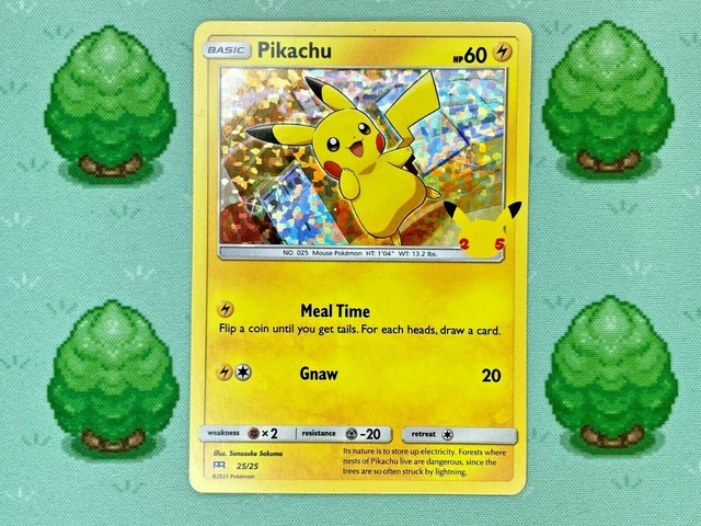 POKEMON - PIKACHU - 25/25 - McDonald's 25th Anniversary - Holo EUR 10 ...