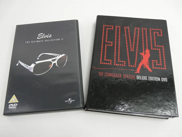 ELVIS PRESLEY DVD 68 Comeback Special Deluxe Edition & The Ultimate ...