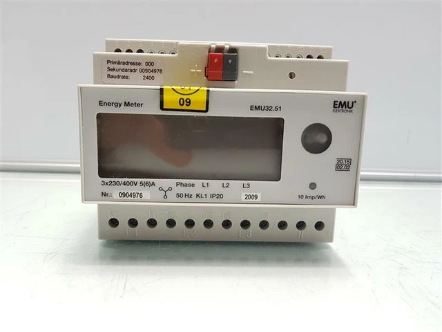 EMU 32.51 5(6)A 3-phasen Energiezähler Energy Meter Stromzähler Elektrizität EUR 79,00 - PicClick DE