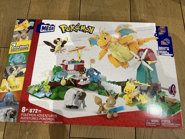 MATTEL MEGA POKEMON Adventures 872 Piece Building Set Bundle HPG32 Set ...