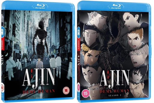 Ajin Demi Human Seasons 1 And 2 Plus Movie Trilogy Uk Region B Blu Ray
