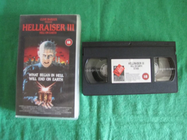 HELLRAISER III HELL On Earth VHS £5.00 - PicClick UK