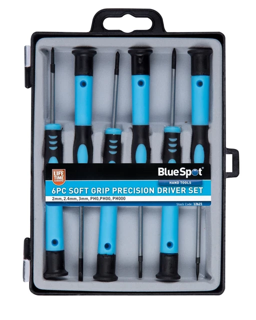 BLUE SPOT TOOLS - 6 Pce Precision Screwdriver Set £9.31 - PicClick UK