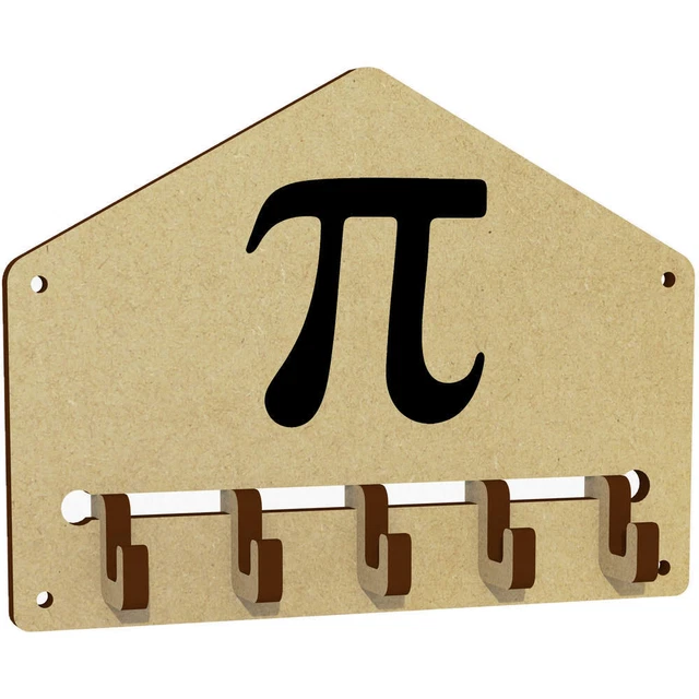 'PI SYMBOL' WALL Mounted Hooks / Rack (WH046769) £5.99 - PicClick UK
