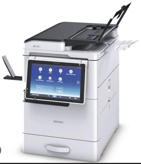 RICOH MP 305+ Small All-In-One Black & White Laser Printer $300.00 ...