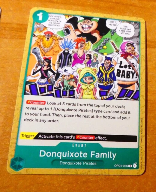 ONE PIECE KINGDOMS Of Intrigue English Card Game Carte Op04-036 En Anglais Mint EUR 1,85 ...