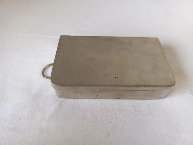 ANCIENNE BOÎTE MÉTAL Argenté James Dixon Et Sons EUR 25,00 - PicClick FR