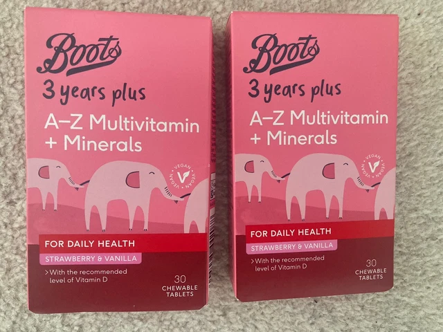 BNIB BOOTS CHILDRENS A-Z Multivitamins - Chewables £4.50 - PicClick UK